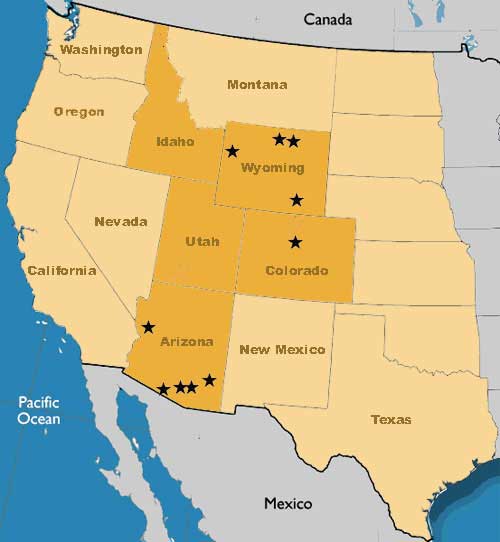 Locations - Representing the Best Ranches in The West